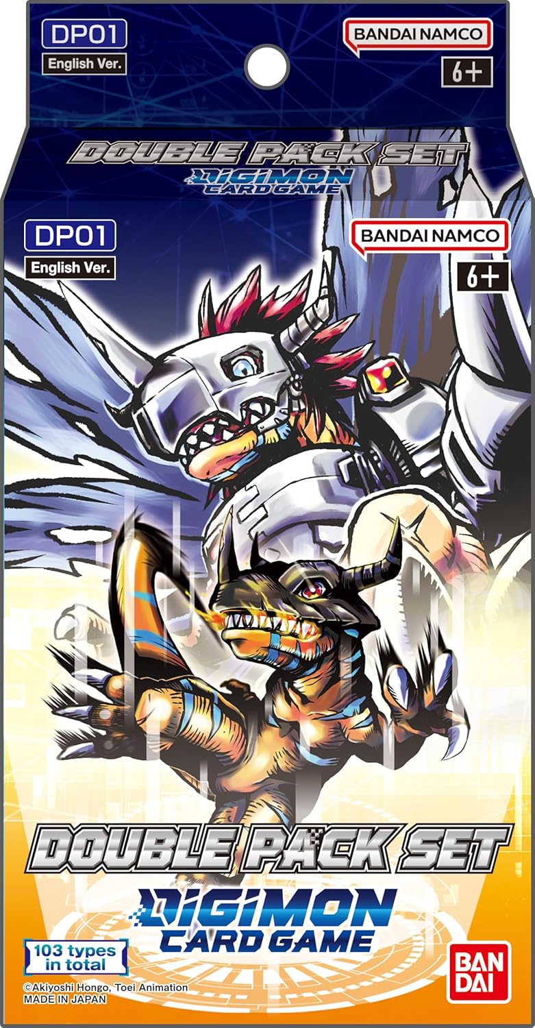 Digimon Card Game: Double Pack Set (DP-01) – Big Deck Energy Games